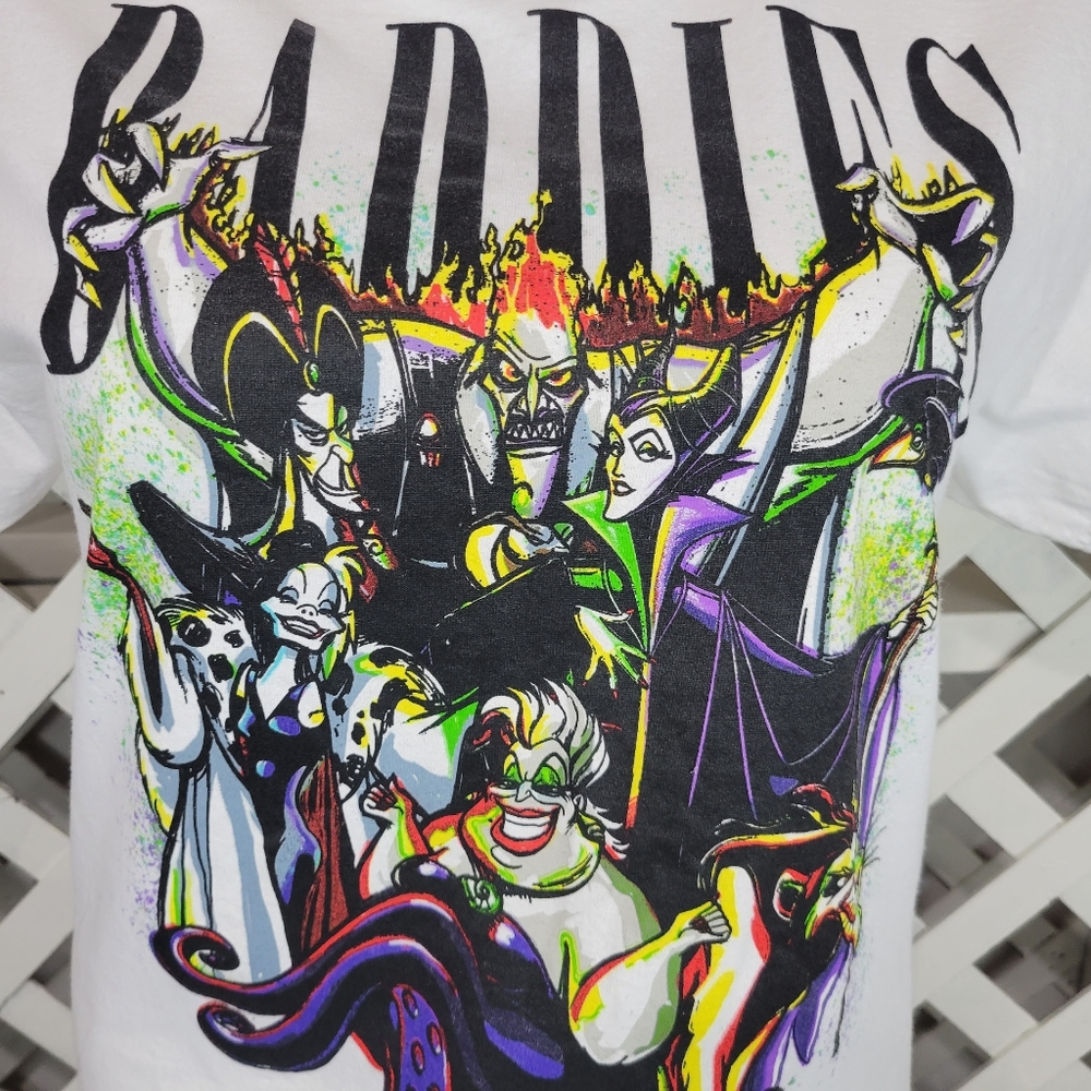 Disney Villains Baddies Tee Shirt Size Large - Gem